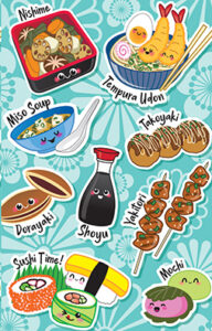 JB 121 Japanese Food – Island Paper Craft
